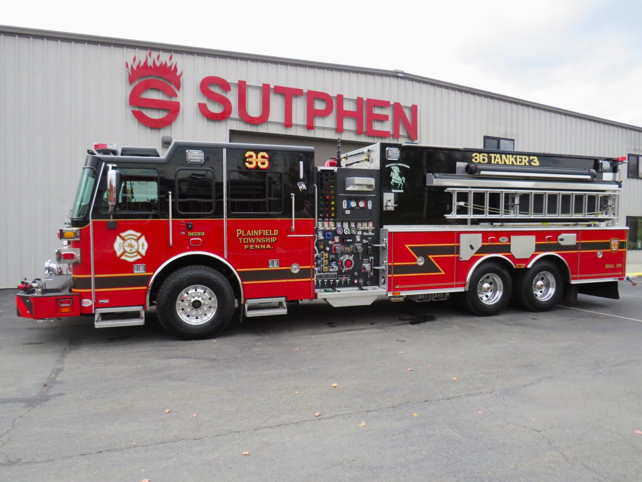Custom Dry Side Tanker - Plainfield Township Volunteer Fire Company, PA ...